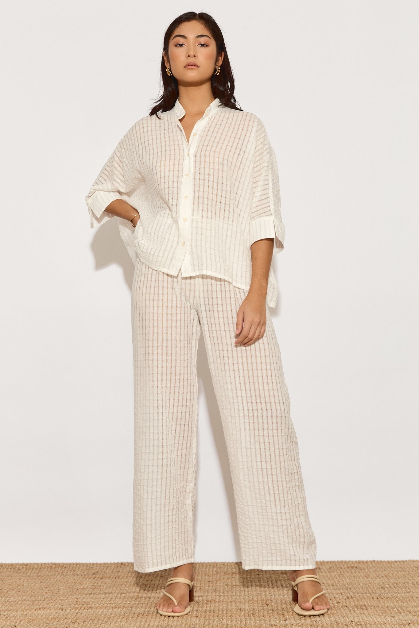 LOIS PANT - WHITE – Beach Luxe